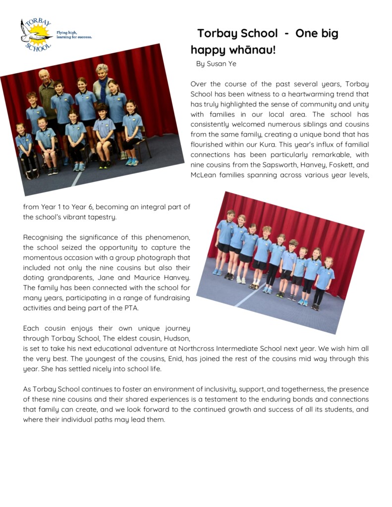 2023 Articles – Torbay School